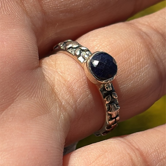 Samuel B. | Jewelry | Opaque Sapphire In Solid Sterling Silver Ring Bjc ...